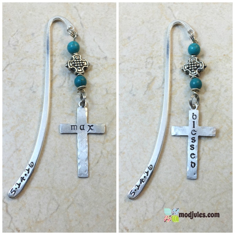 Cross Bookmark - Etsy