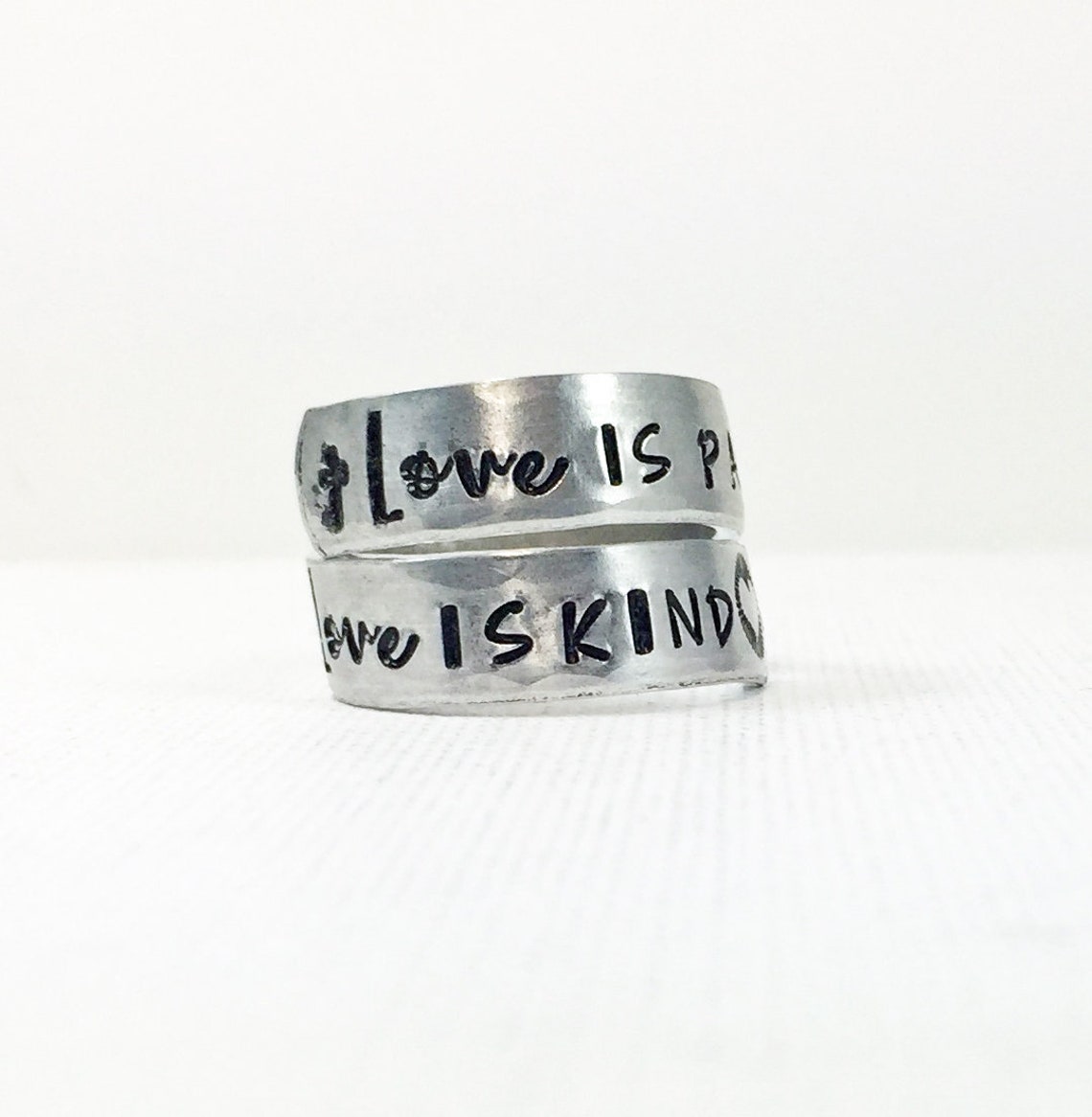 1 Corinthians 13 Ring Purity Ring Christian Ring Love is | Etsy