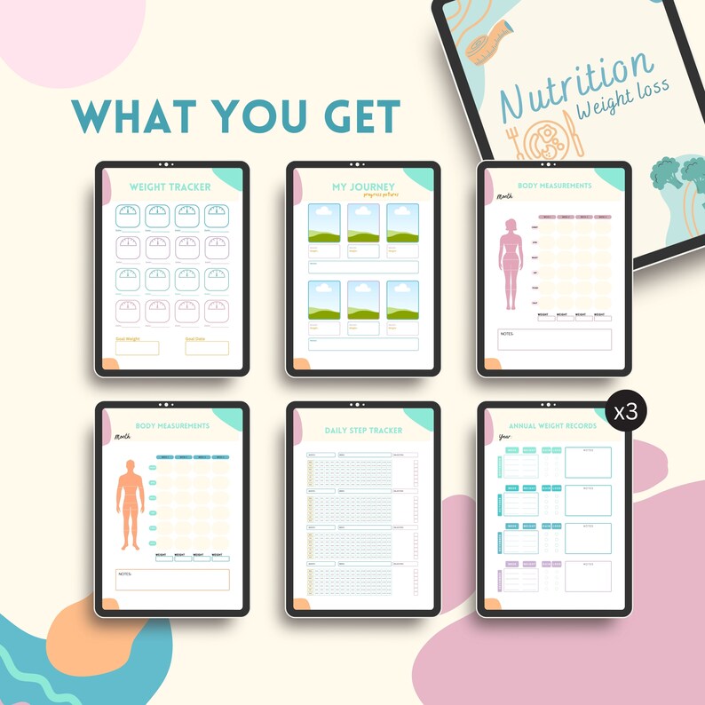 Wellness Planner | Fitness | Nutrition | Beauty | Editable and ...