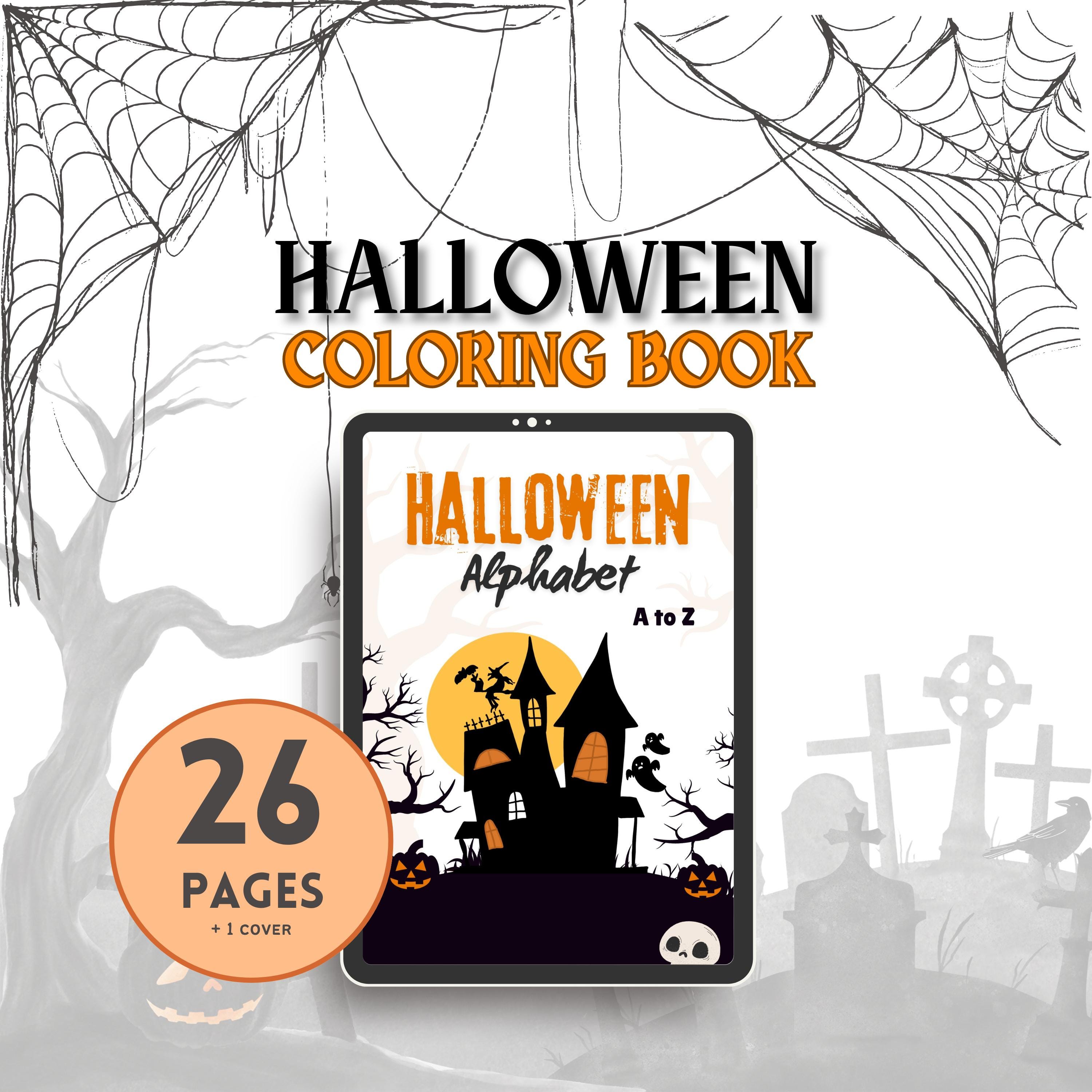 Halloween Alphabet Coloring for Little Learners | Printable | Instant ...