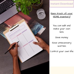 Grocery List | Kitchen Inventory | Pantry, Fridge, Freezer Inventories ...