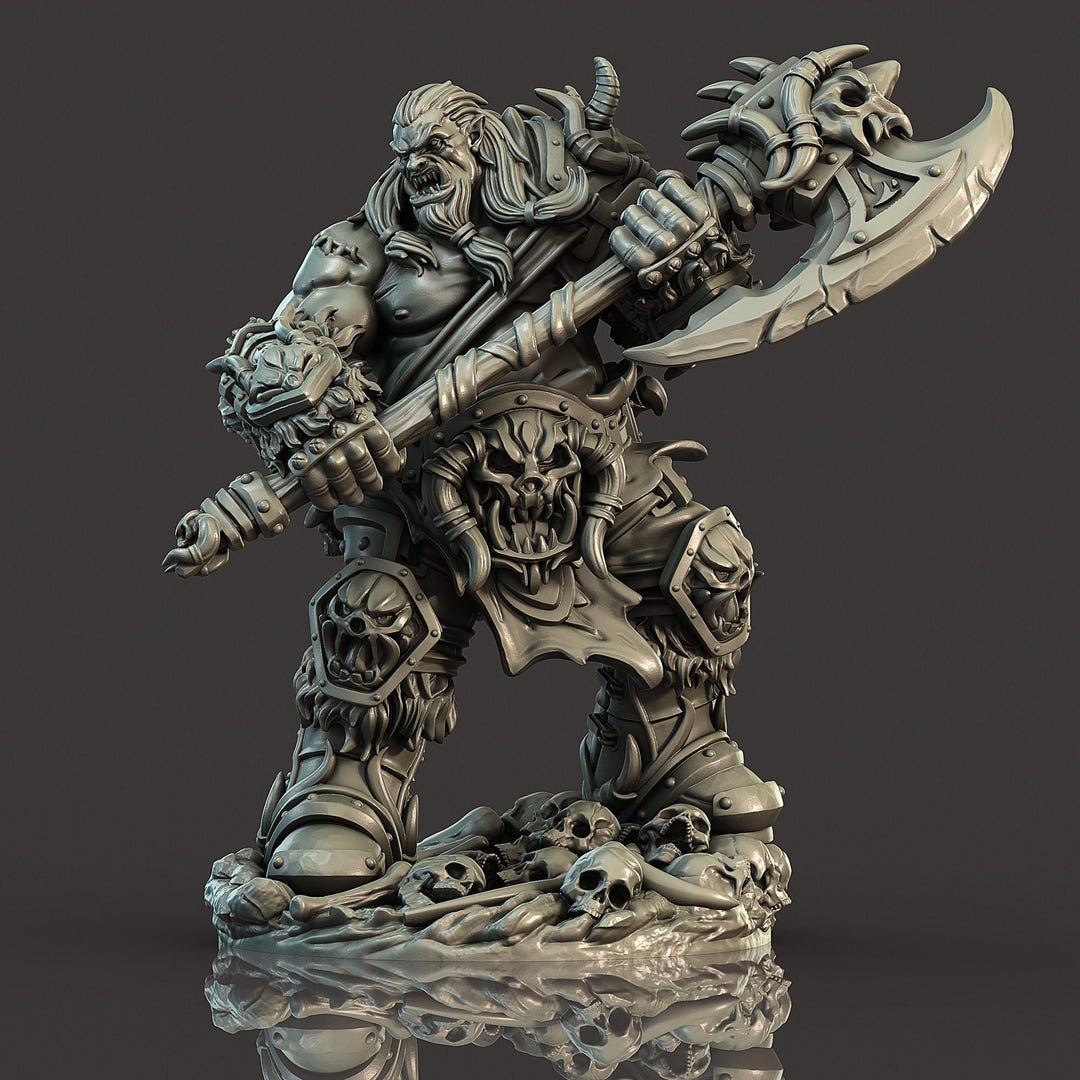 Orcs 5 Variants TTRPG Minis - Etsy