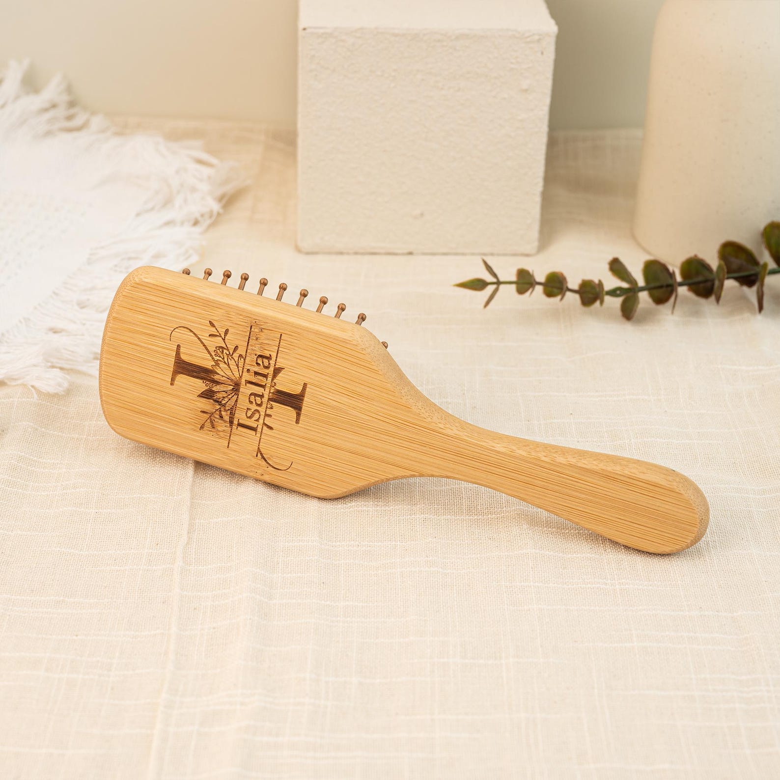 Personalised Engraved Hair Brush,custom Wooden Wedding Comb,engraved ...
