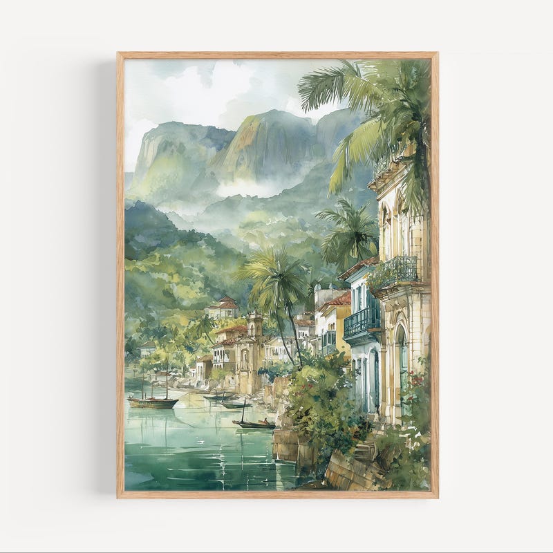Venezuelan Beach Painting - Etsy