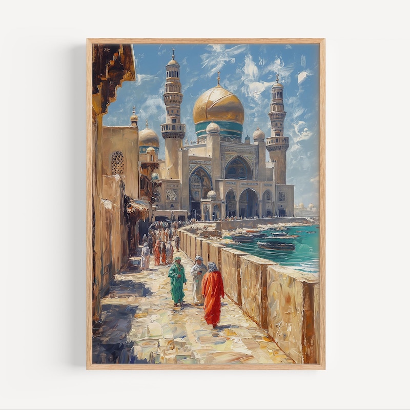 Baghdad Oil Painting - Etsy