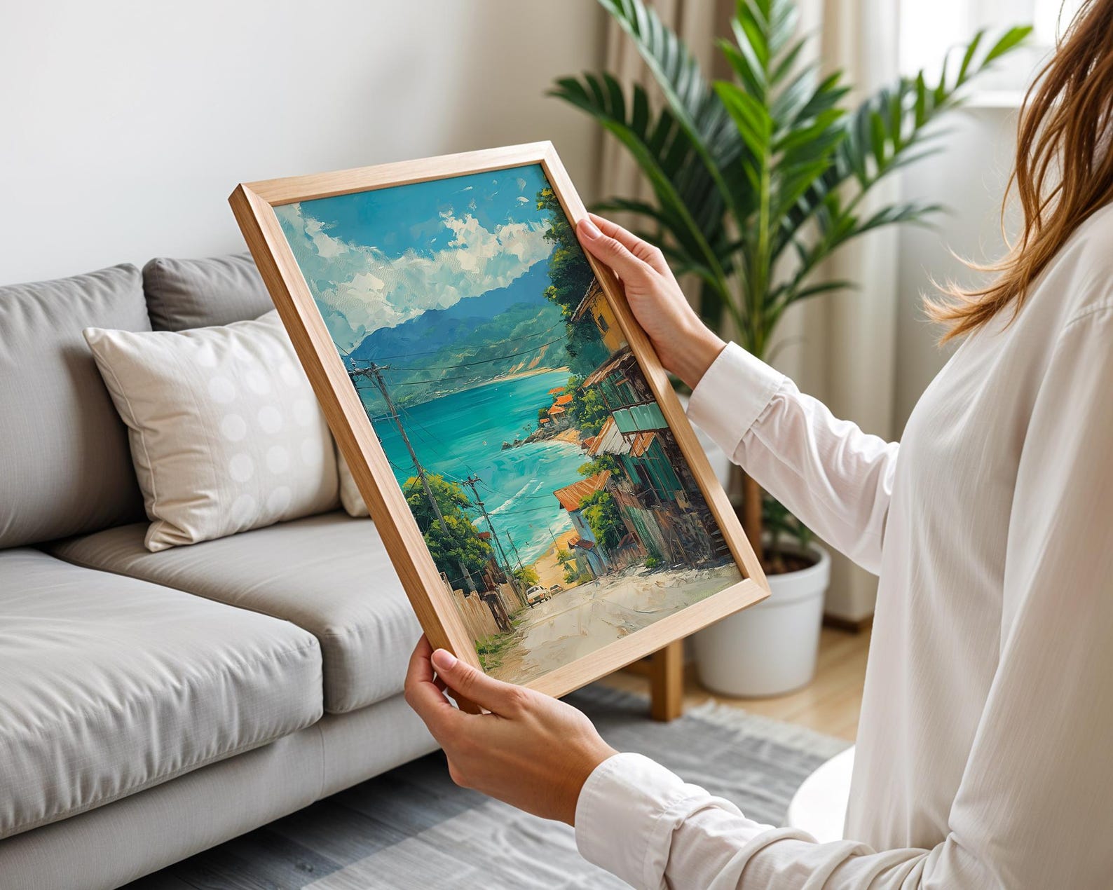 Cebu City Oil Painting, Cebu Travel Poster or Canvas Print, Cebu ...