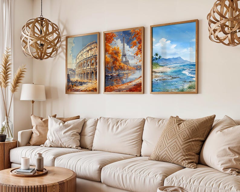 Saipan Watercolor Painting Print, Northern Mariana Islands Beach Poster ...