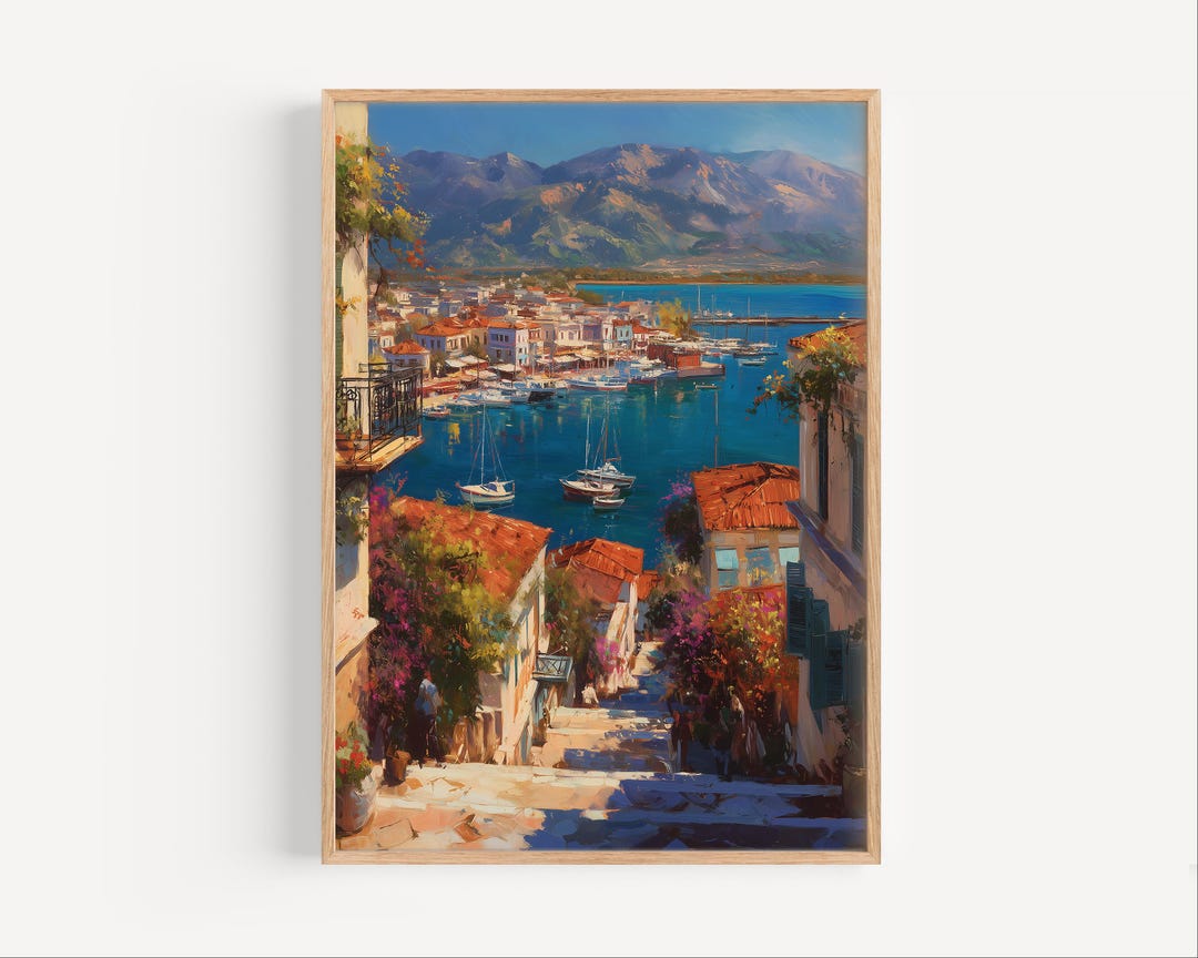 Kalamata Oil Painting, Kalamata Poster or Canvas Print, Kalamata Greece ...