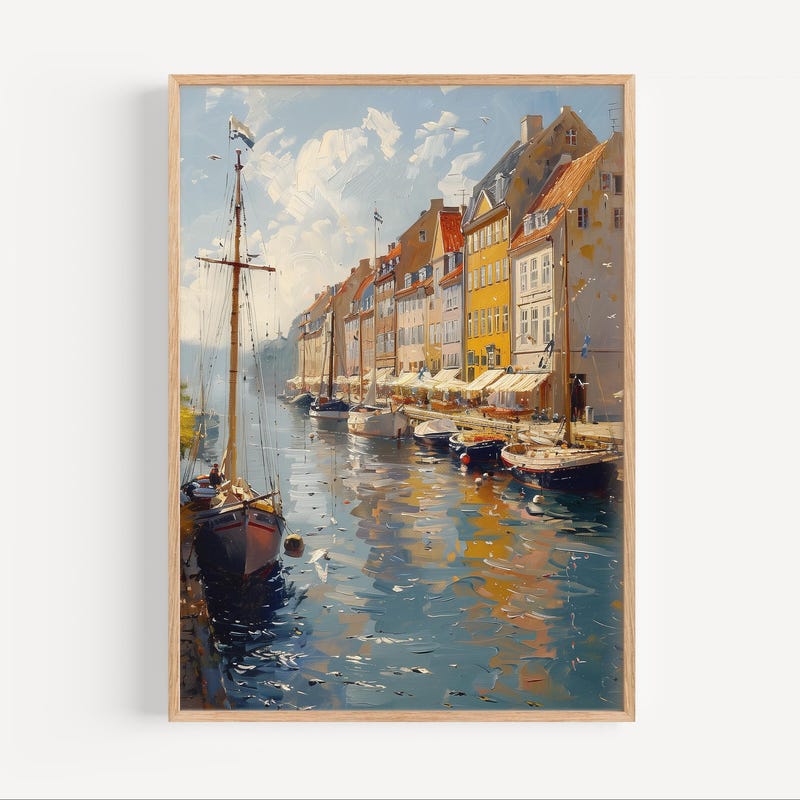 Copenhagen Painting - Etsy