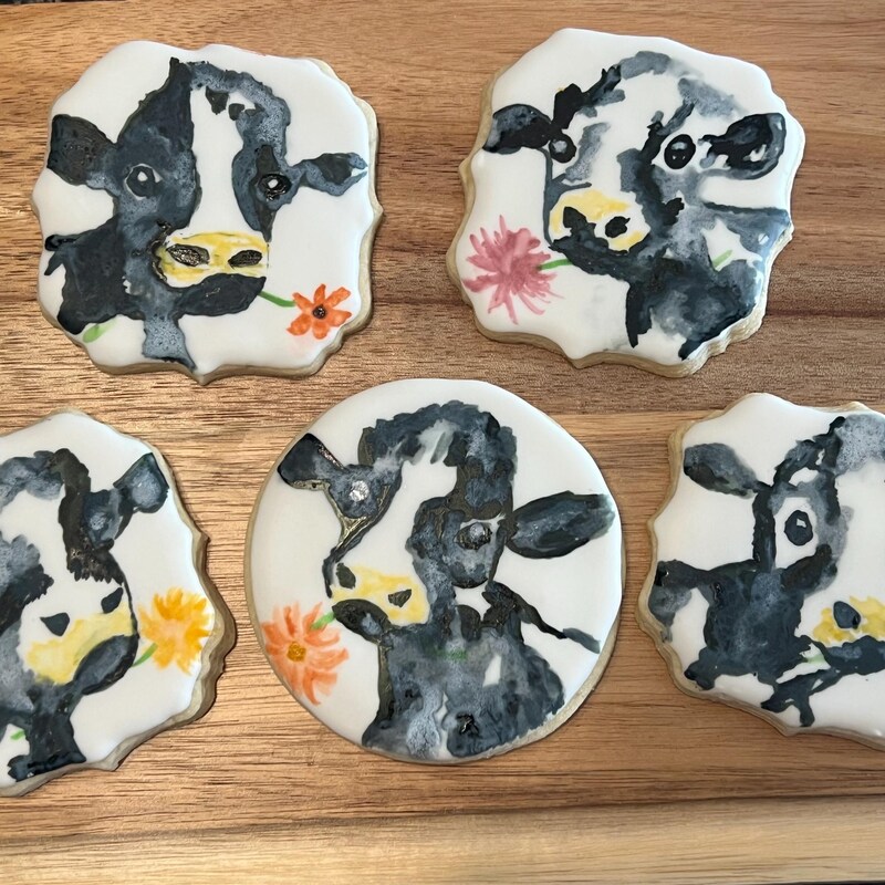 Cow Cookies - Etsy
