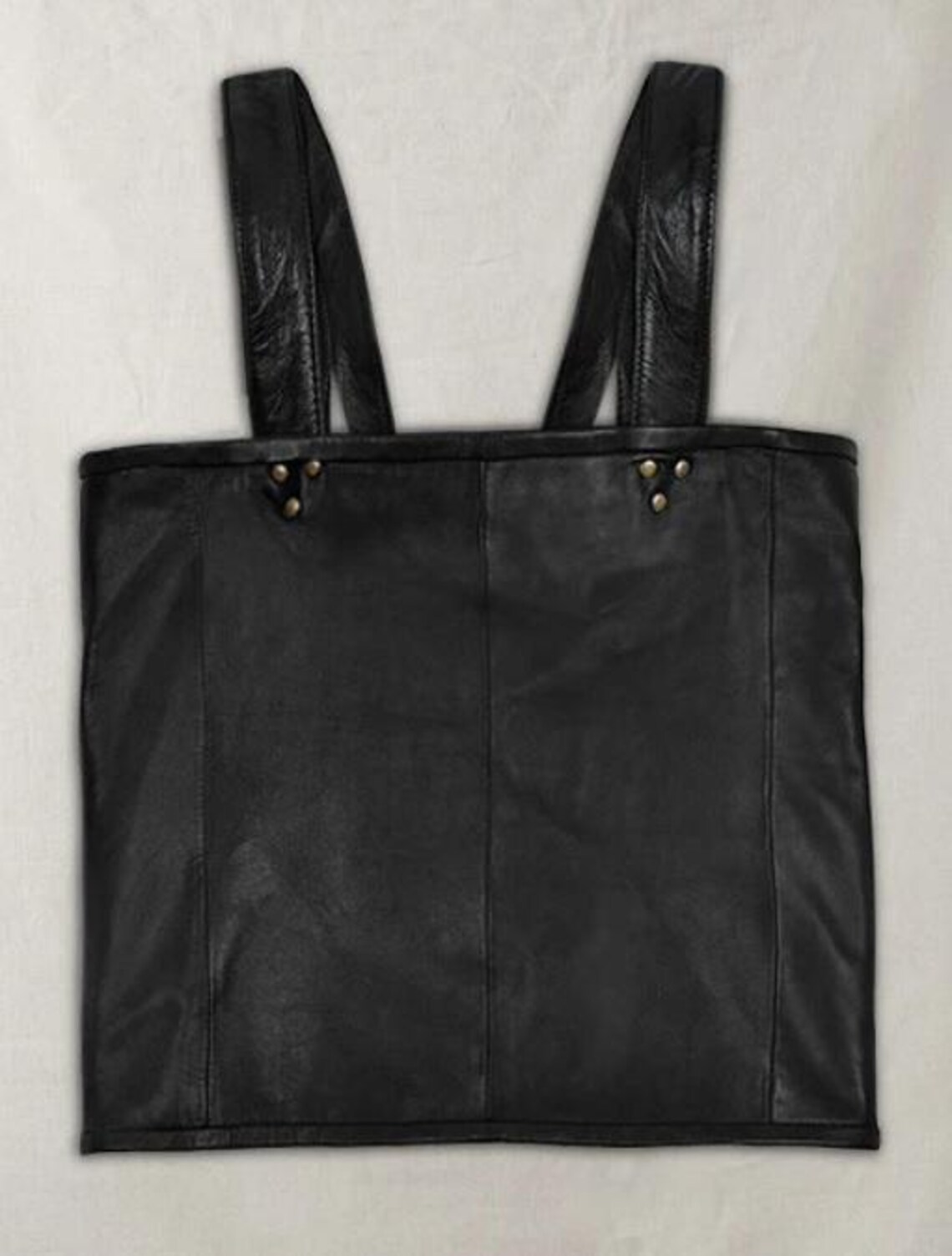 Tupac-inspired Suspender Leather Vest Iconic 90s Hip-hop Style men's ...