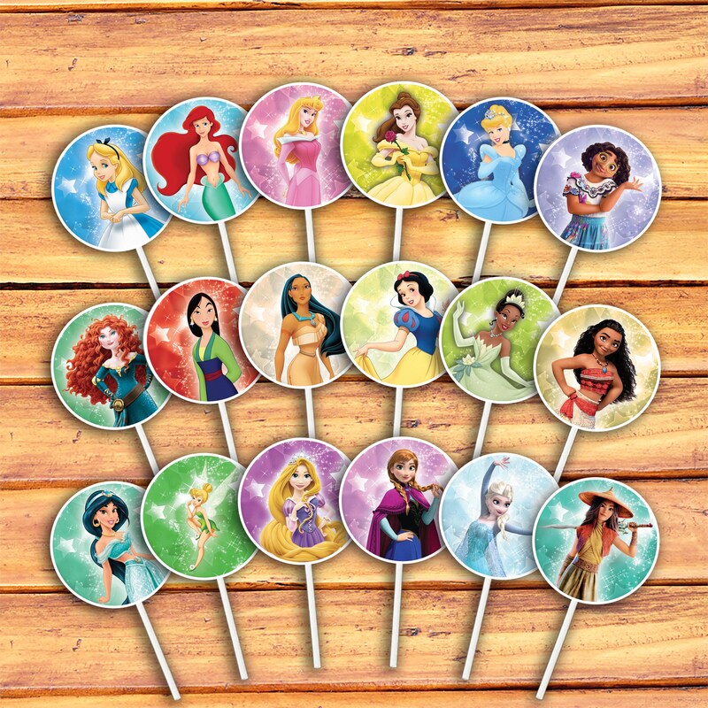 Disneys Princess Cake Topper - Etsy