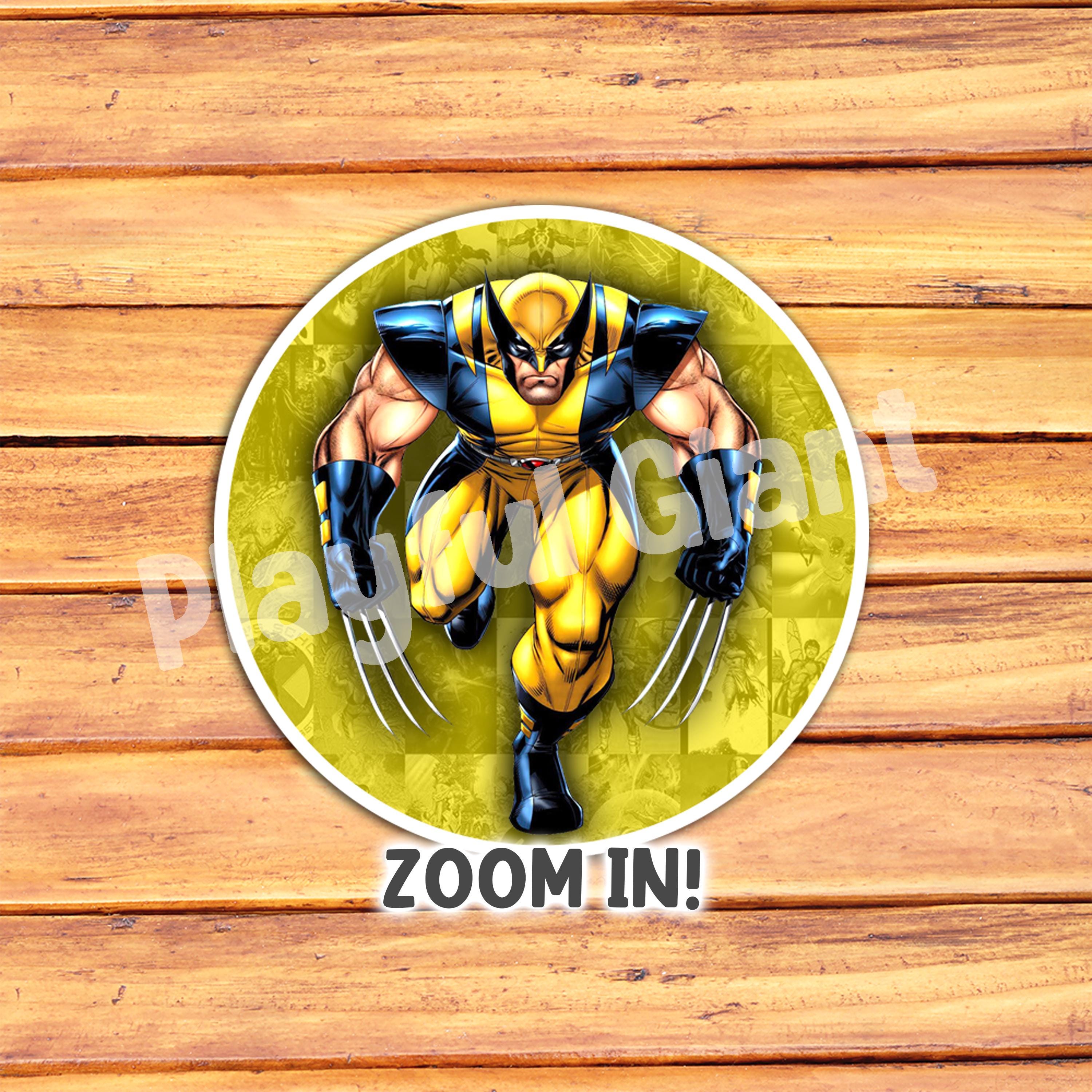 Deadpool Cupcake Toppers, Wolverine Cupcake Toppers, Superhero Cupcake ...