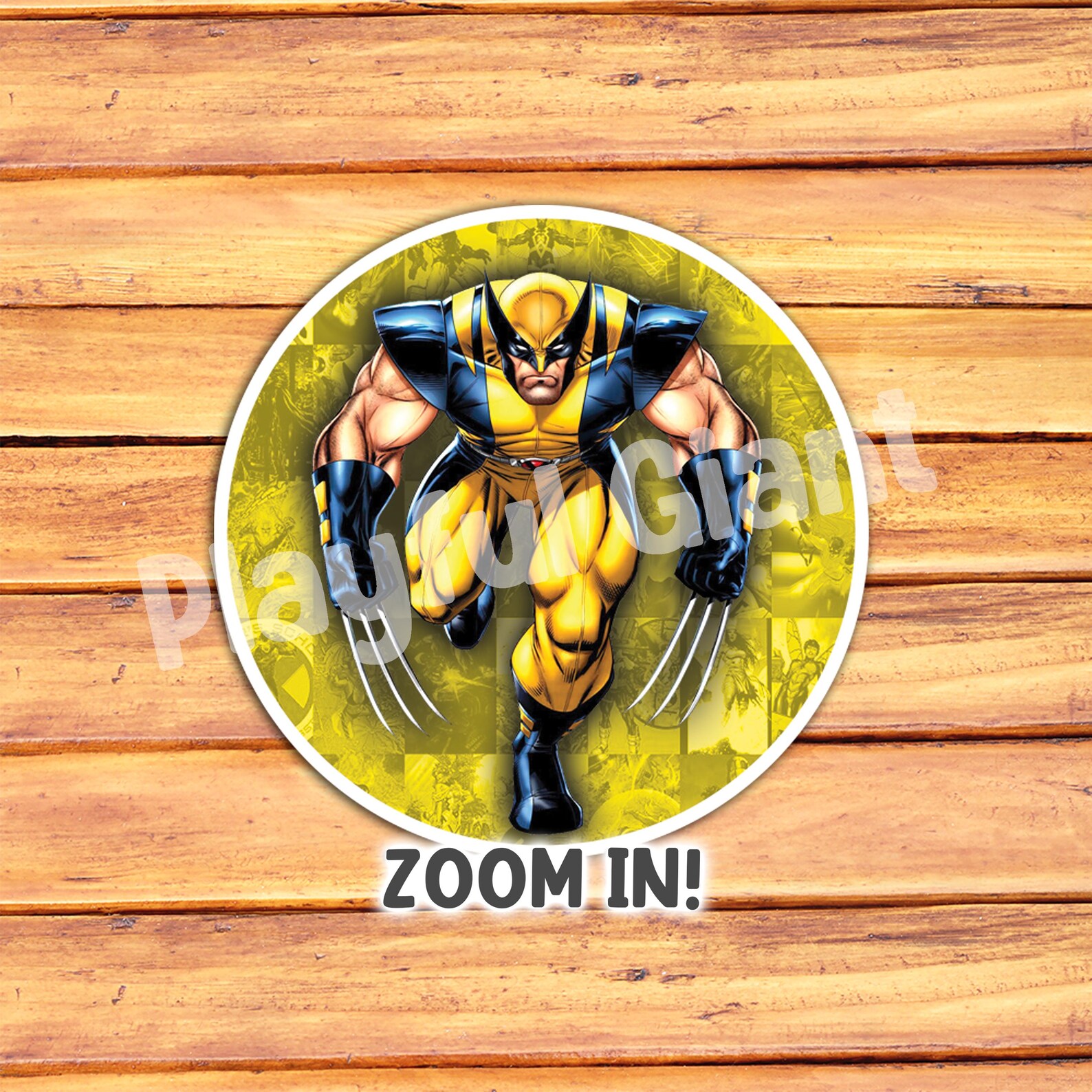 Deadpool Cupcake Toppers, Wolverine Cupcake Toppers, Superhero Cupcake ...