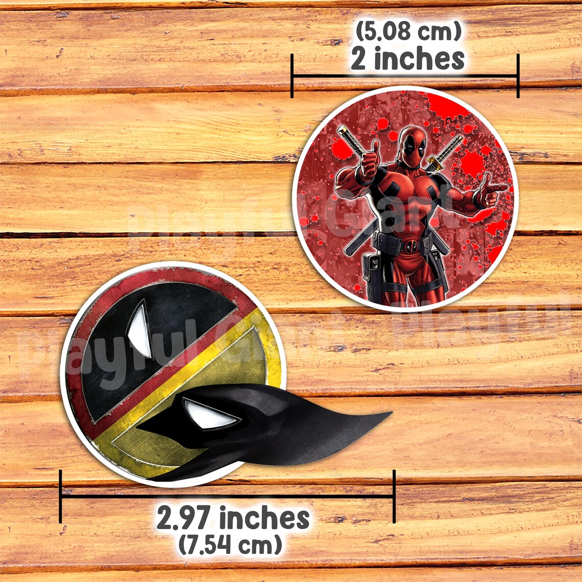 Deadpool Cupcake Toppers, Wolverine Cupcake Toppers, Superhero Cupcake ...