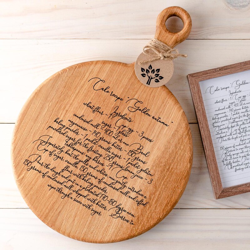 Recipe Cutting Board - Etsy