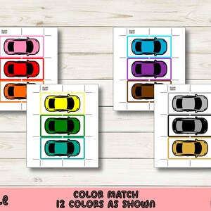 Printable Digital Pdf File Car Color Match Magnetic Tile Topper Flash ...