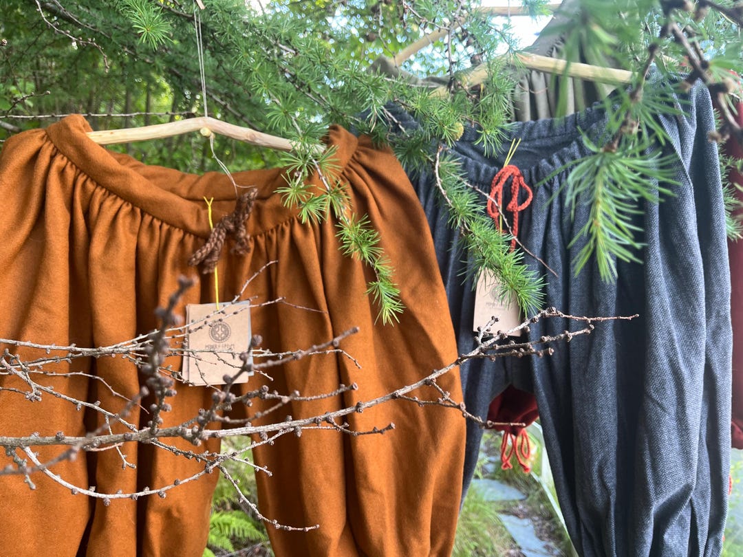 BJØRN • Viking Age Hedeby Wide Pants - Etsy