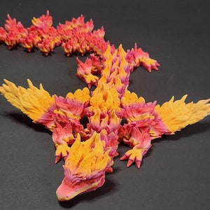3d Print Phoenix Dragon - Etsy