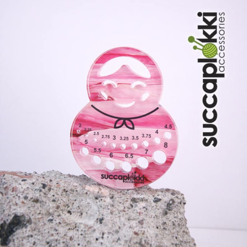 Olga-puiccomitta-needle Gauge eur/mm Knitting Needle Gauge - Etsy