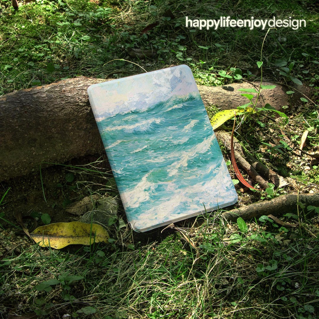 Oil Painting Sea Kindle Case for Paperwhite 6.8" Kindle 11th 12th Case ...