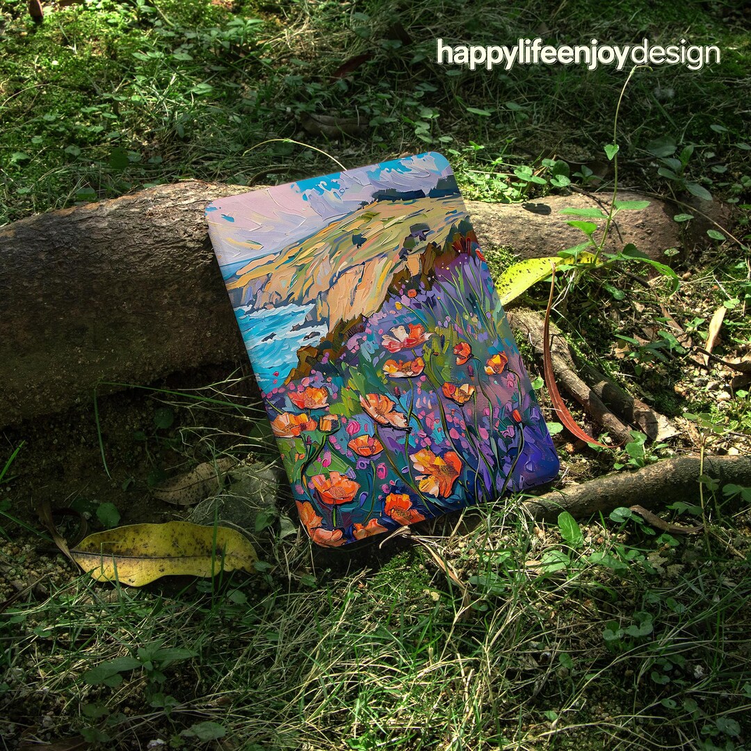 Oil Painting Landscape Kindle Paperwhite Case| Clear Back| Built-in ...