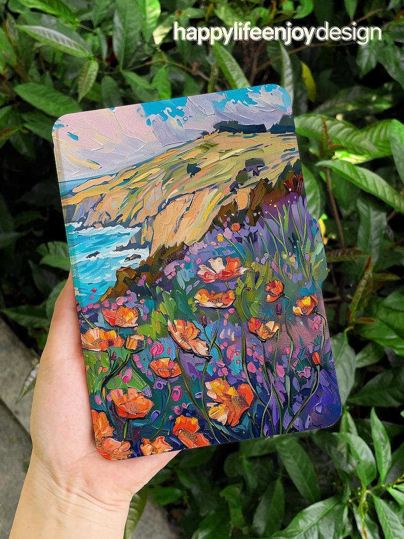 Oil Painting Landscape Kindle Paperwhite Case| Clear Back| Built-in ...
