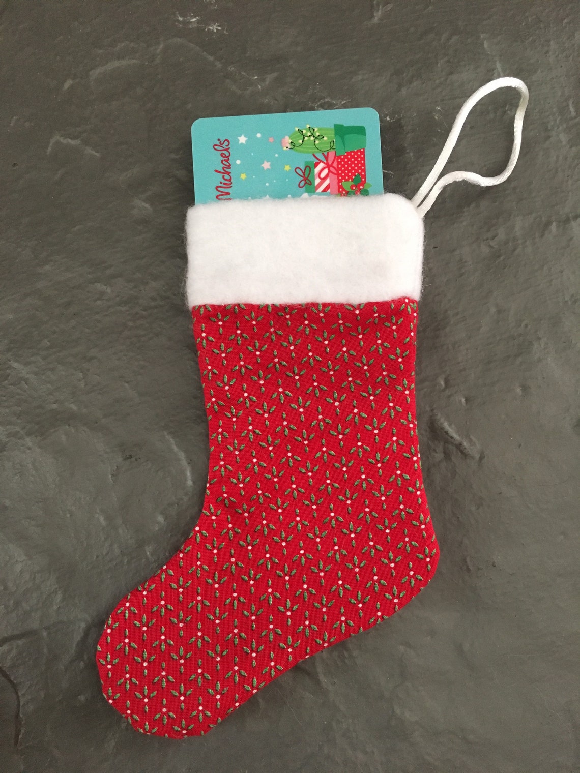 Gift Card Stocking - Etsy