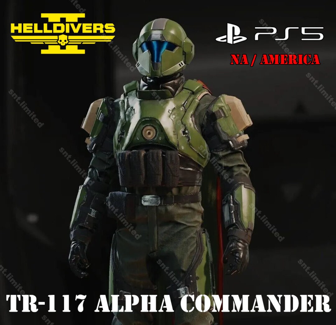 HELLDIVERS 2 TR-117 Alpha Commander PS5 | Americas Region - Etsy