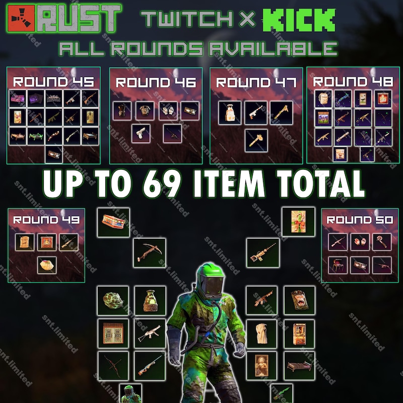 Rust Twitch Drops - Etsy