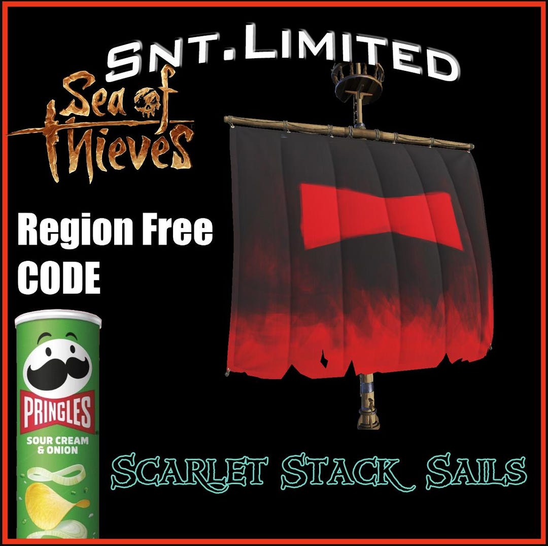 Sea of Thieves - Scarlet Stack Sails (XBOX) - Etsy