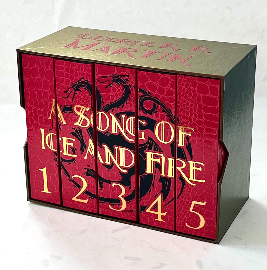 A Song of Ice and Fire Boxed Set by George R. R. Martin - Design ...