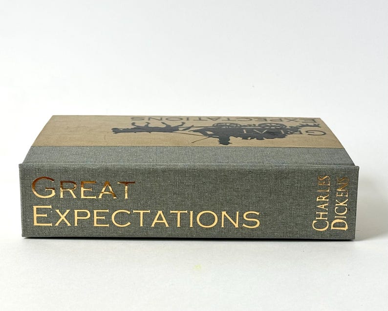 Great Expectations by Charles Dickens - Design Hardcover Rebinding - Etsy