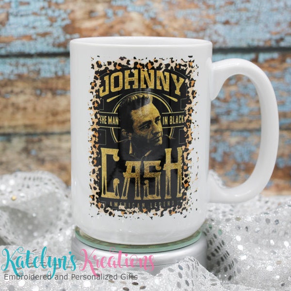 Johnny Cash Mug - Etsy