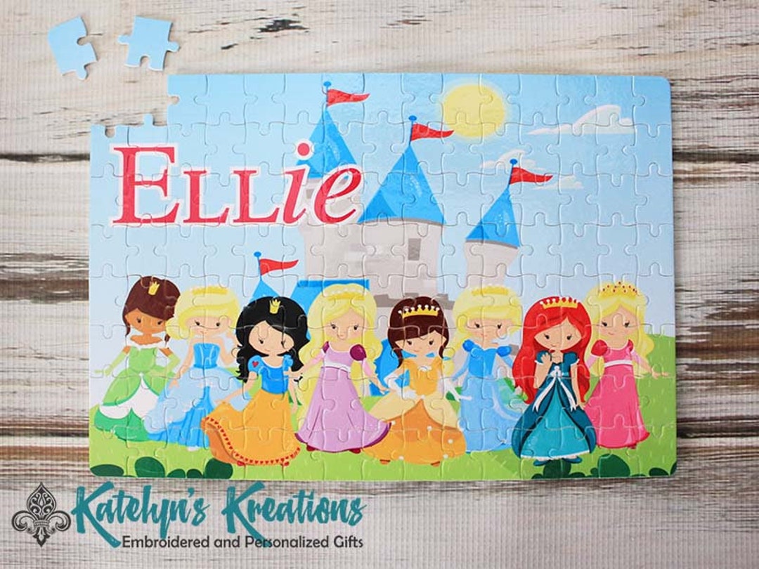 Princesses - Personalized Puzzle - Etsy