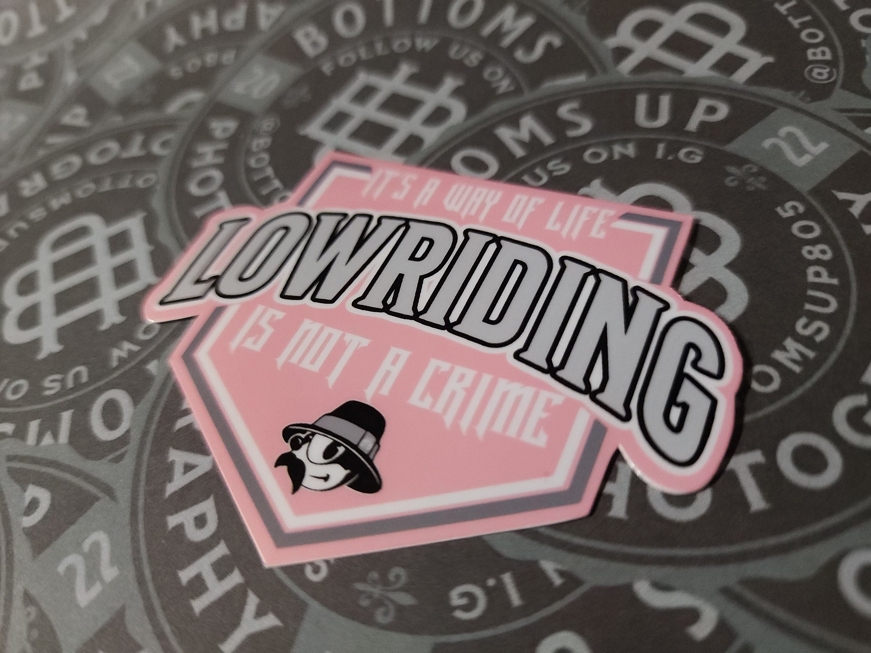 Lowrider 3" Decals Lowriding is Not a Crime Window Decals Car Decals ...