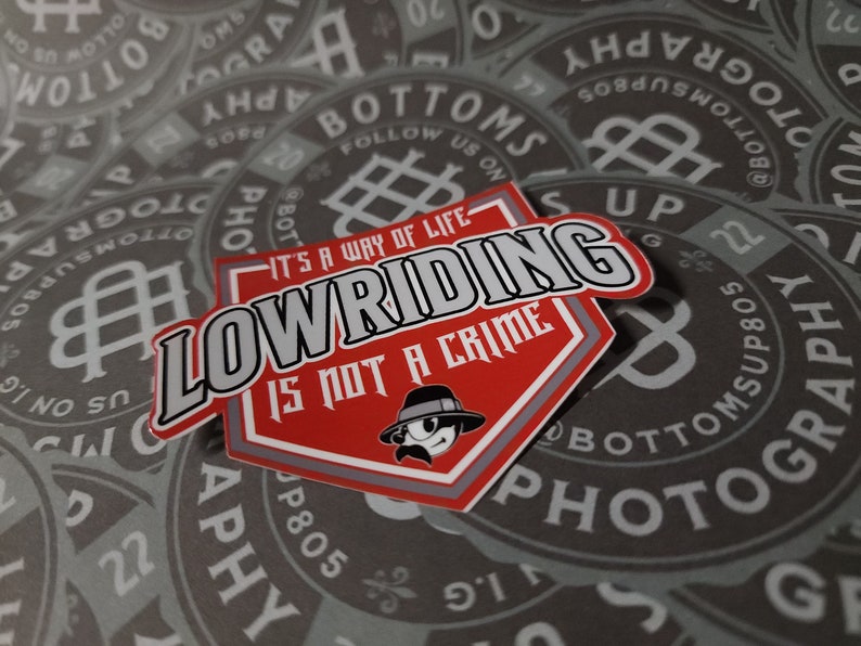 Lowrider 3" Decals Lowriding is Not a Crime Window Decals Car Decals ...