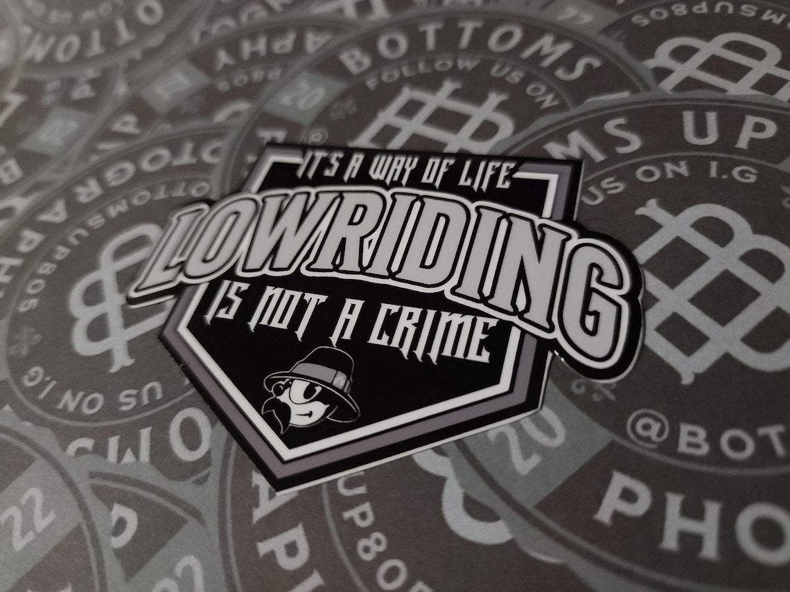 Lowrider 3" Decals Lowriding is Not a Crime Window Decals Car Decals ...