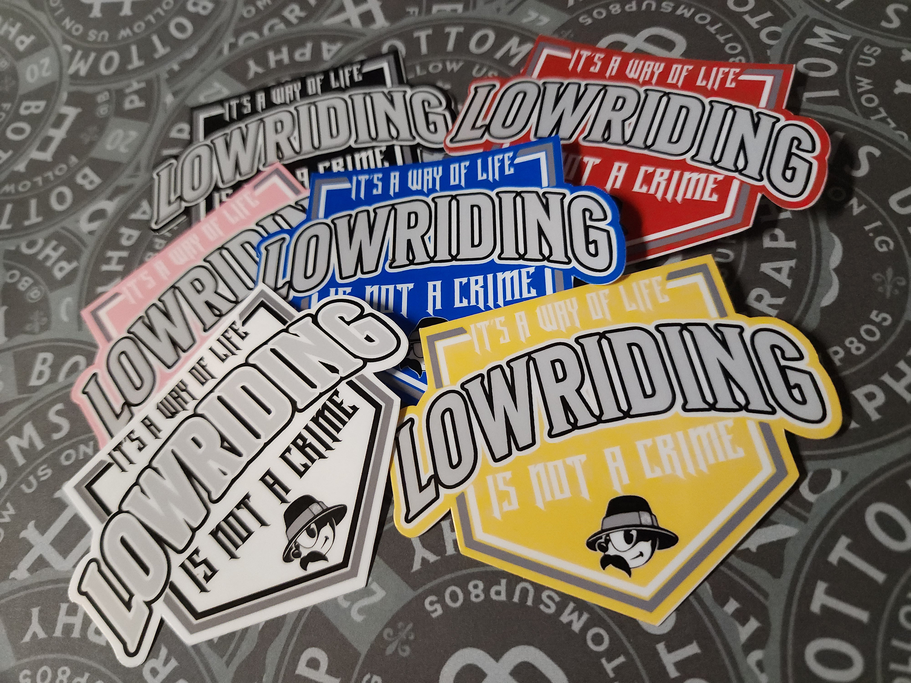 Lowrider 3" Decals Lowriding is Not a Crime Window Decals Car Decals ...