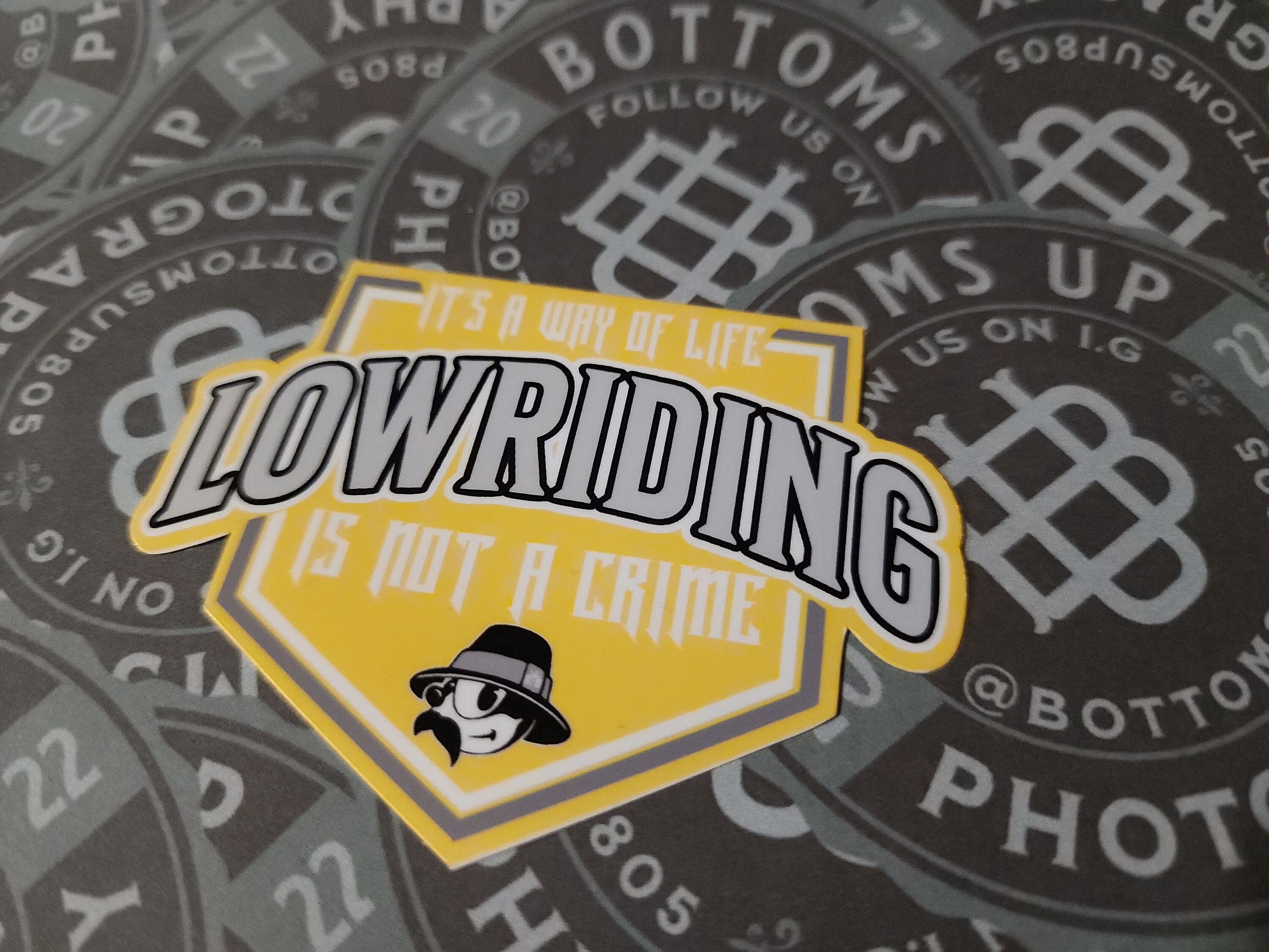 Lowrider 3" Decals Lowriding is Not a Crime Window Decals Car Decals ...