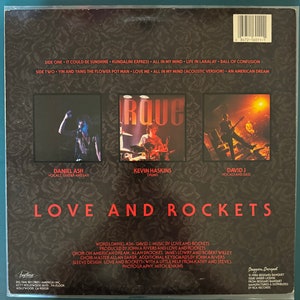 Love and Rockets - Express Vinyl LP (1986) - Etsy