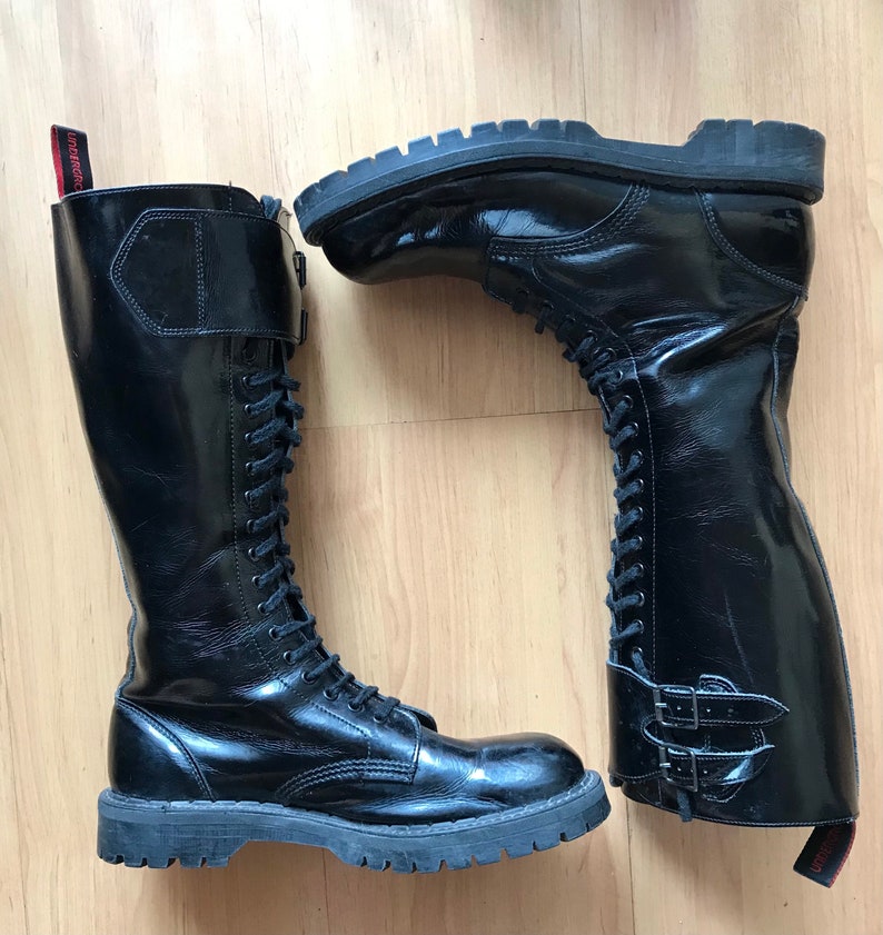 Vintage 90s London Underground Mens Boots. - Etsy