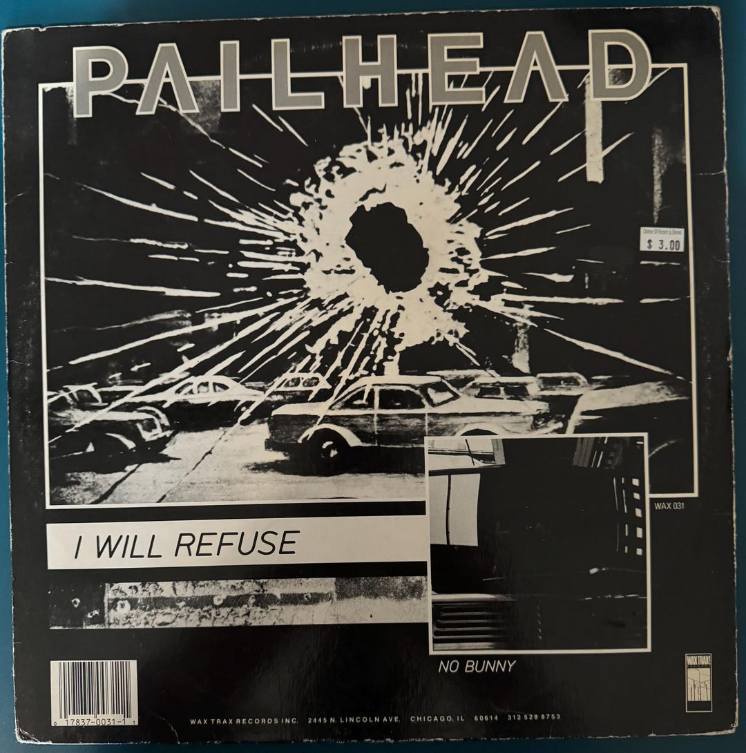 Pailhead I Will Refuse 12 Vinyl Single - Etsy
