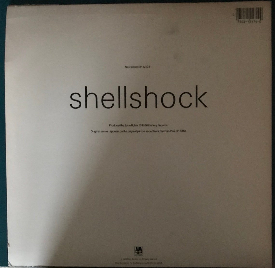 New Order - Shellshock Vinyl 12” Single - Etsy