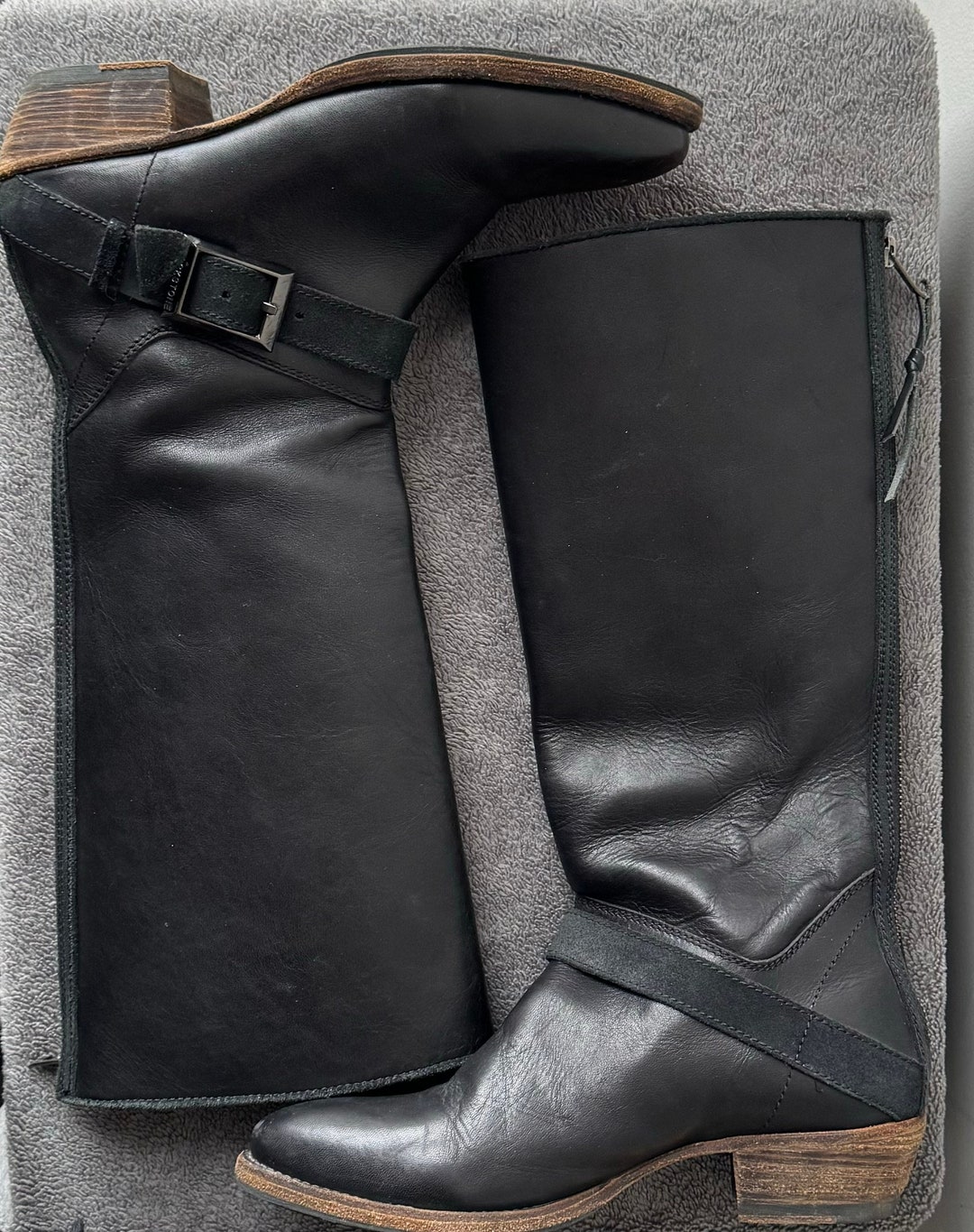 Blackstone Women’s Dark Brown Dutch Gull Knee-high Leather Riding Boots ...