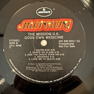 The Mission - God’s Own Medicine Vinyl LP (1987) - Etsy