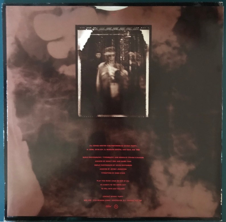 Skinny Puppy Vivisectvi Vinyl LP 1988 - Etsy