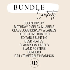 WILDFLOWER 'fields of Rose' Classroom Essentials Bundle | Editable ...