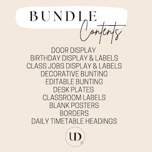WILDFLOWER 'fields of Lavender' Classroom Essentials Bundle | Editable ...