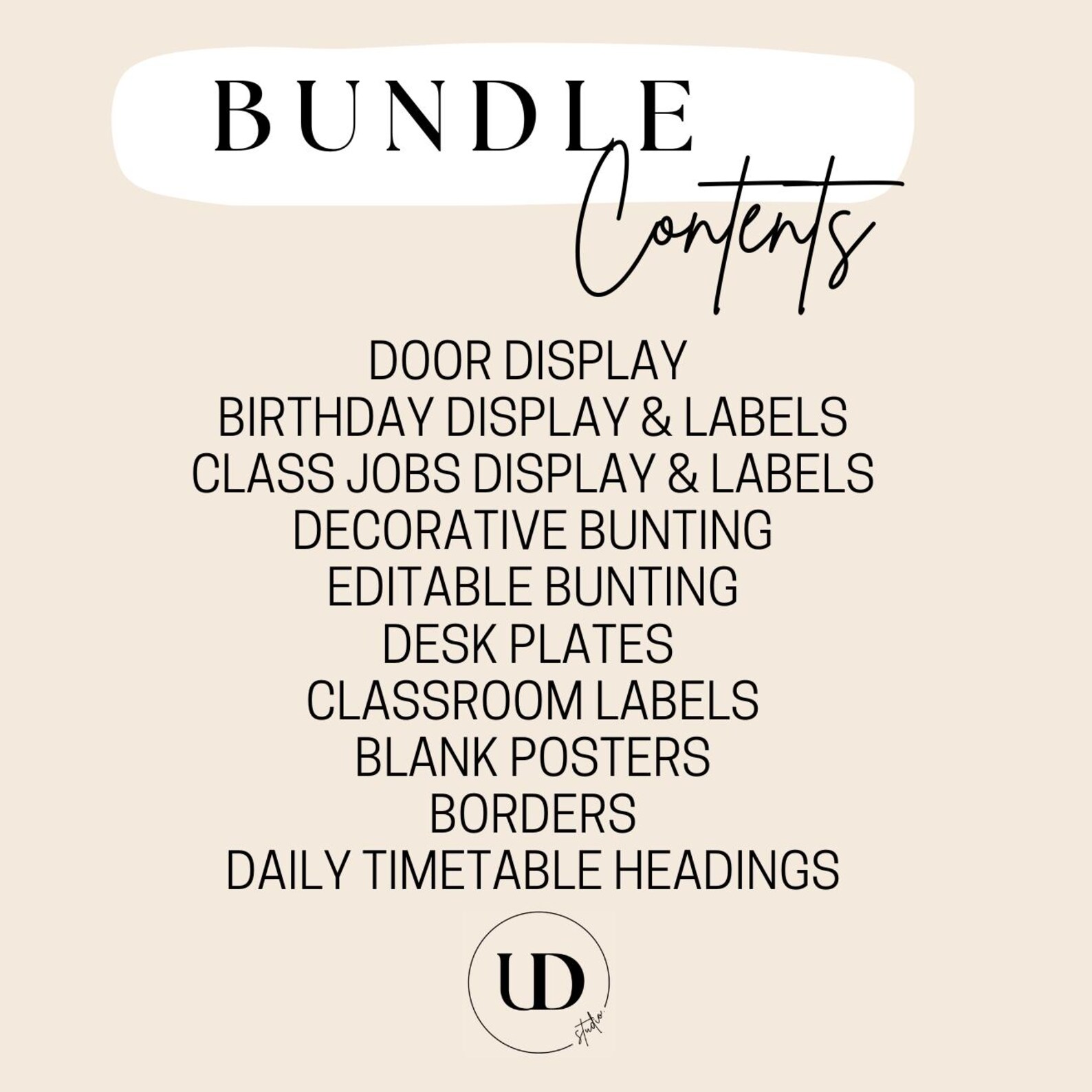 VIBIN' VINTAGE Bold Classroom Essentials Bundle | Classroom Decor ...